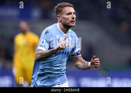 Ciro Immobile of Lazio celebrates after scoring goal 1-1 during the ...