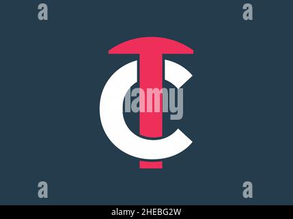 Modern simple TC initial letter design Stock Vector Image & Art - Alamy