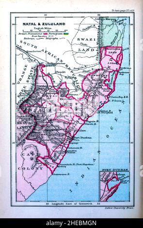 Ancient map of Cape Colony in Divisions with Basutoland and the Orange ...