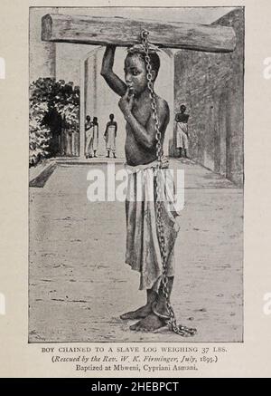 Chained Slaves, 19th Century Stock Photo - Alamy