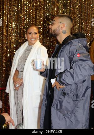 New York - NY - 20191022 Jennifer LopezMaluma and Owen Wilson pictured ...