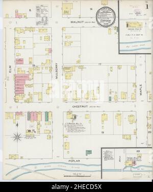 Map of Harrison in Indiana Stock Photo - Alamy