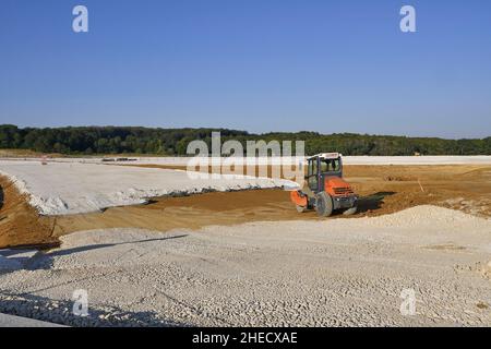 France, Doubs, Allenjoie, industrial development of the plateau ...