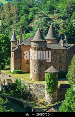 France, Lozere, Altier, the Altier river Stock Photo - Alamy