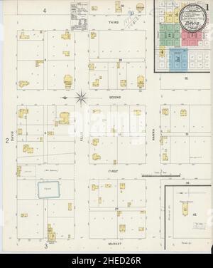 Map of Murray in Oklahoma Stock Photo - Alamy