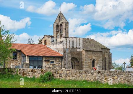 France, Lozere, Saint-Flour-de-Mercoire, L'Herm hamlet on the Stevenson ...