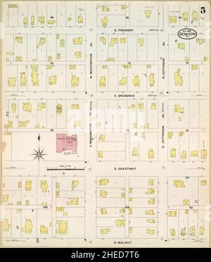 Map of Denison, Crawford County, Iowa , Denison Iowa, Maps Norman B ...