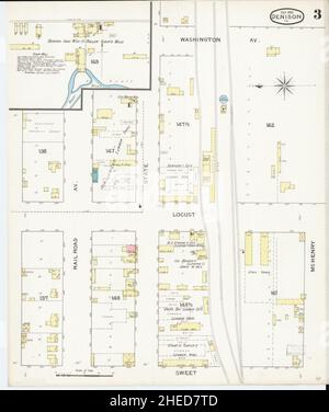 Map of Denison, Crawford County, Iowa , Denison Iowa, Maps Norman B ...