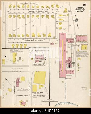 Sanborn Fire Insurance Map of Edenton, Chowan County, North Carolina ...