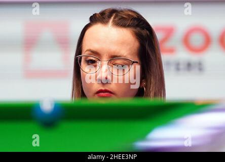 Snooker referee Desislava Bozhilova during day five of the Betway UK ...