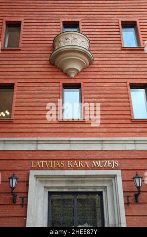 Latvian War Museum, Riga Stock Photo - Alamy