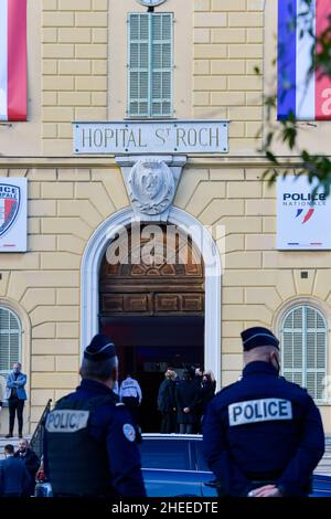 France Nice Police Station Policeman Scooters Stock Photo - Alamy
