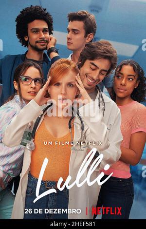 LULLI, from left: Sergio Malheiros, Larissa Manoela, 2021. ph: Suzanna ...