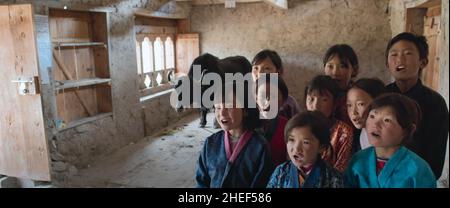 LUNANA: A YAK IN THE CLASSROOM, Pem Zam (green shoes), 2019. © Samuel ...