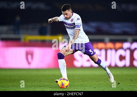 Cristiano Biraghi of Torino FC kicks the ball during the Serie A ...