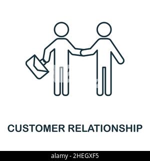 Crm infographics set with client relationship management symbols and ...