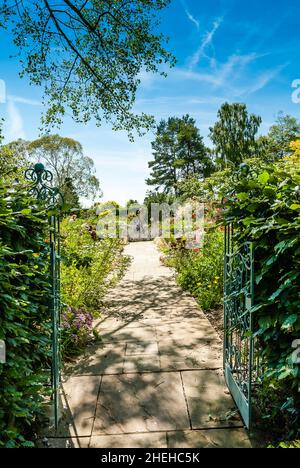 Burrow Farm Gardens in East Devon Stock Photo - Alamy