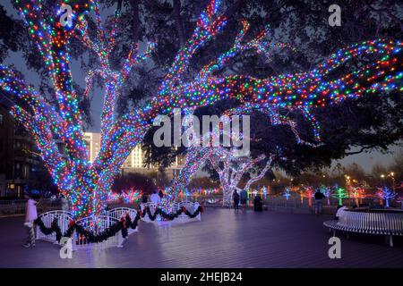 The Addison Christmas Lights Stock Photo - Alamy