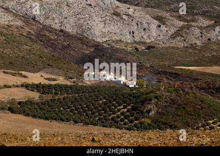 Small hamlet of Carrion, near Periana, Axarquía, Andalusia, Spain at ...