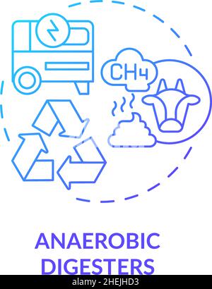Anaerobic digesters concept icon Stock Vector Image & Art - Alamy