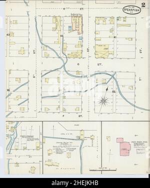 Map of Lawrence County, South Dakota Stock Photo - Alamy