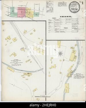 Map of Lincoln in Kentucky Stock Photo - Alamy