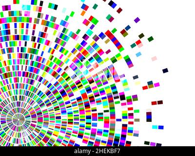 Data visualization, chart or graph of genetic data Stock Photo - Alamy