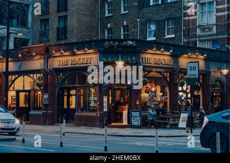 The Rocket pub in Euston Road, London, UK Stock Photo - Alamy
