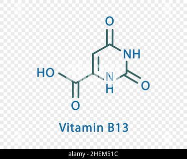 Vitamin B13 Orotic acid molecular structure. Vitamin B13 Orotic acid ...