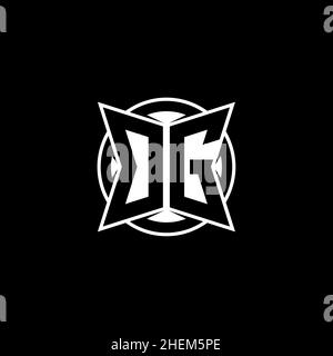 OG Logo monogram with modern style concept design template isolated on ...