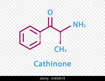 Cathinone chemical formula. Cathinone chemical molecular structure ...