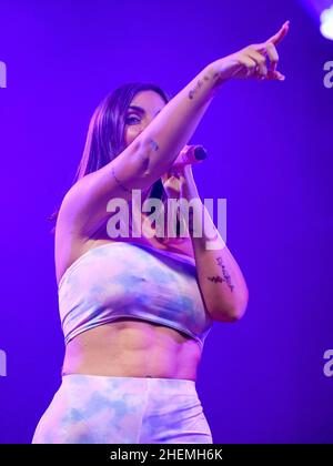 Codishow, 12/09/2021, Italy, September 12, 2021, Elettra Lamborghini singing during Elettra ...