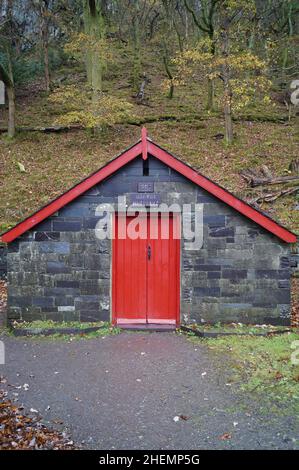 The Quarry Hospital at the National Slate Museum in Dinorwic, near ...