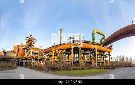 Old industry building at the Landschaftspark Duisburg Stock Photo - Alamy