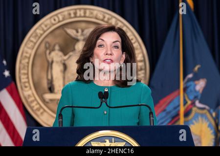 Acting Commissioner of NYS Homeland Security Jackie Bray listens as New ...