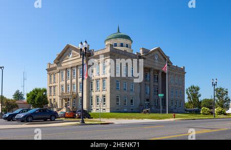 Brazil, Indiana, USA - August 24, 2021: The F-86 Sabre at The Clay ...