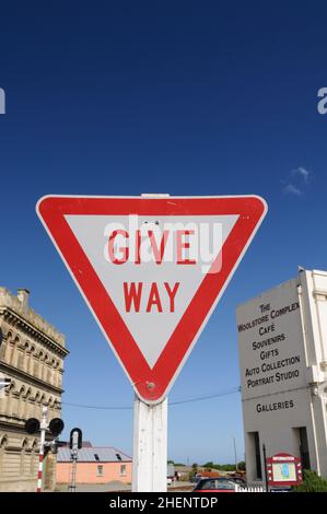 Oamaru, New Zealand, signs in the historical district Stock Photo - Alamy