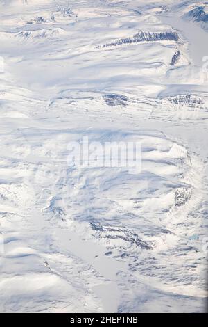 aerial of frozen glacier in Alaska, USA Stock Photo - Alamy