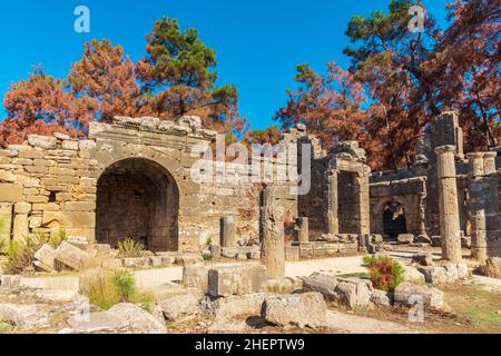 The fine remains of the town of Seleucia (also known as Seleukia Stock ...
