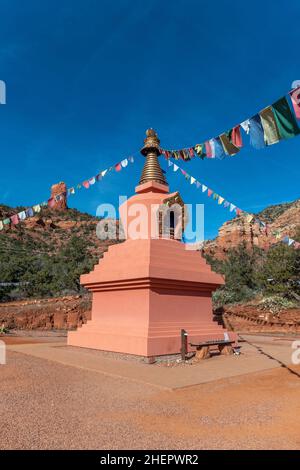 Amitabha Stupa and Peace Park. Sedona, Arizona, USA Stock Photo - Alamy