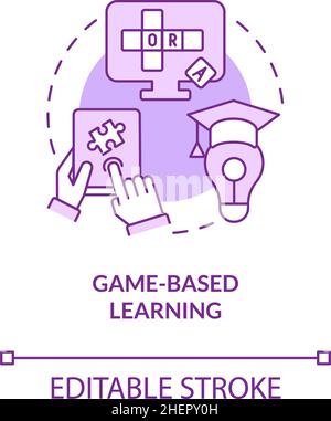 Game based learning concept icon Stock Vector Image & Art - Alamy