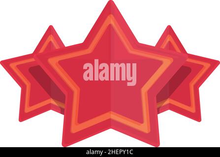 Star loyalty program icon cartoon vector. Online discount. Card gift ...