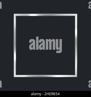 Silver frame simple abstract vector background Stock Vector Image & Art ...