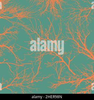 Texture of tree branches on isolate frame Stock Photo - Alamy