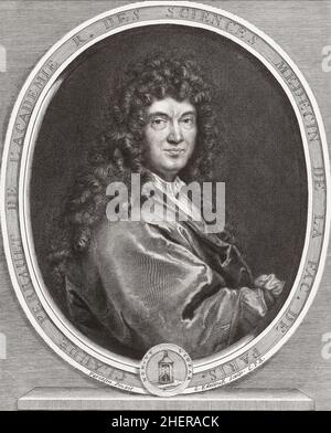 Claude Perrault by Gérard Edelinck Stock Photo - Alamy