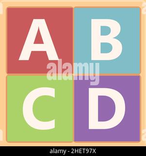Abcd game icon cartoon vector. Font baby. English letter. Abcd game ...
