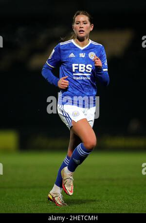 Leicester City's Georgia Brougham during the FA Women's Super League ...