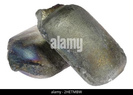99.9% fine nickel briquette isolated on white background Stock Photo ...