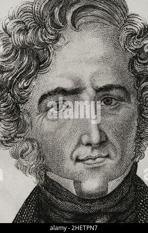 Juan Alvarez de Mendizábal (1790-1853). Spanish politician and ...