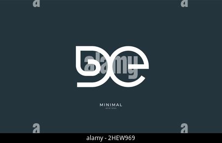 Alphabet letter icon logo DE Stock Vector Image & Art - Alamy